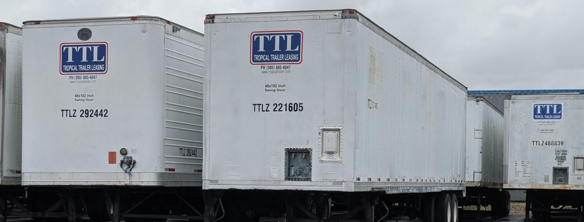 48 Foot Trailers - For Rent, Lease, and Purchase - Tropical Trailer